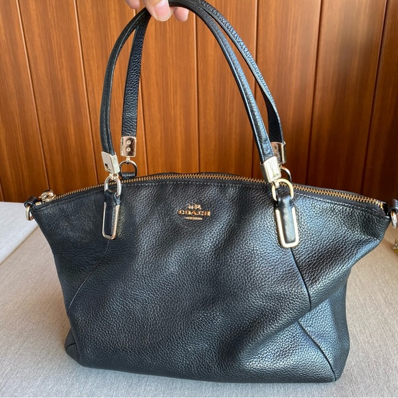 Coach | Bags | Vintage Coach Small Tote Bag In Black Leather | Poshmark